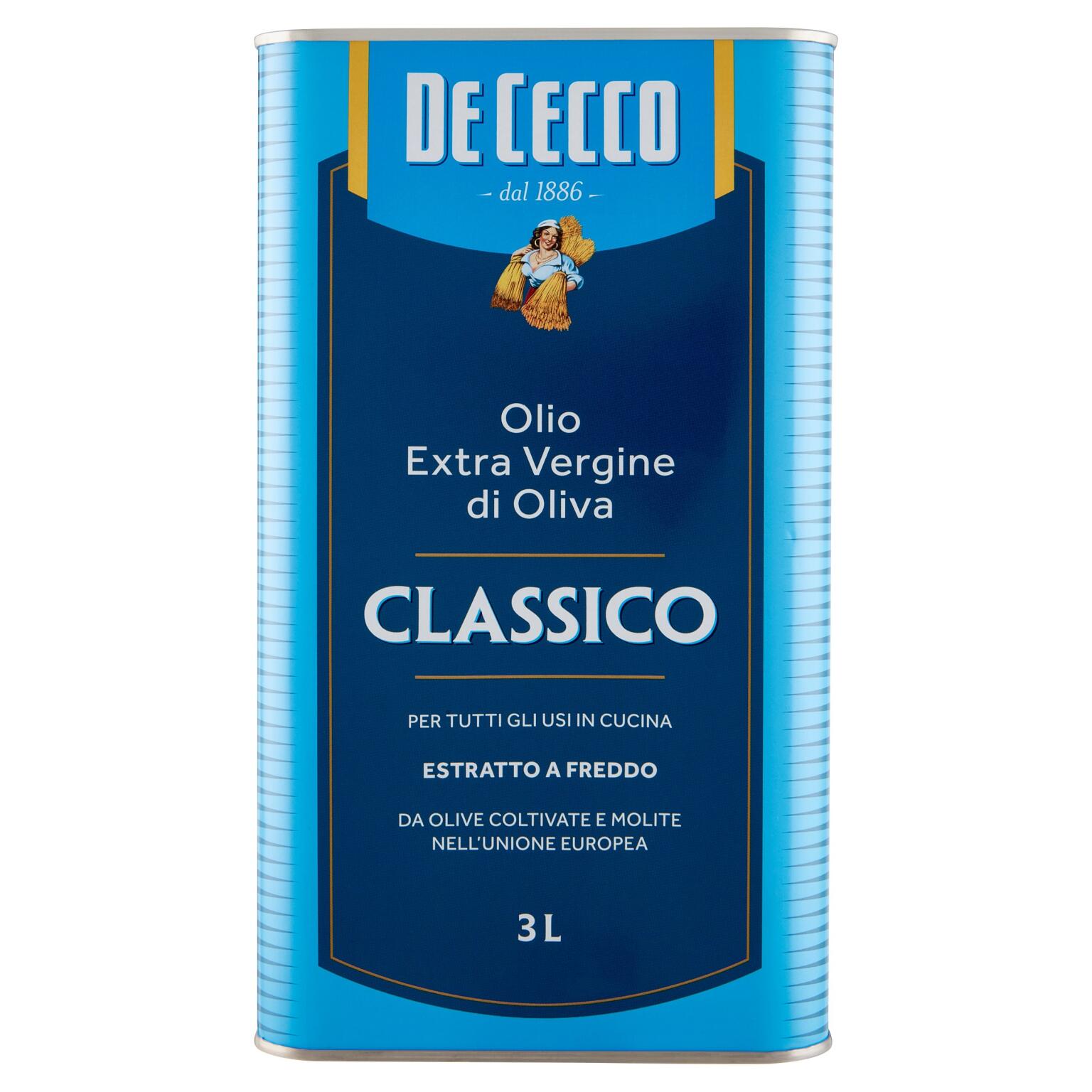 Olio extra vergine di oliva 3L De Cecco - Prodotto • D'Ambros