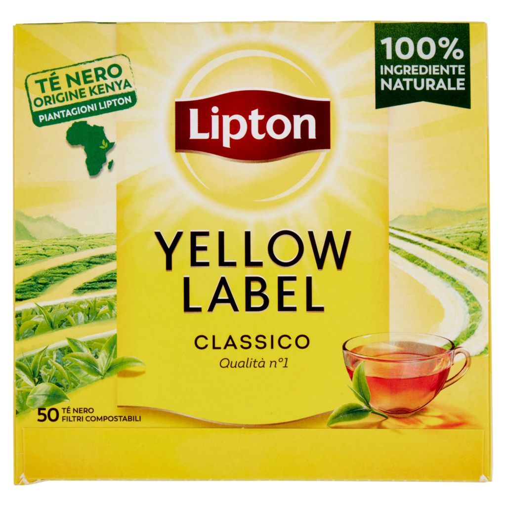 Tè Lipton Yellow Label 50 filtri - D’Ambros Ipermercato